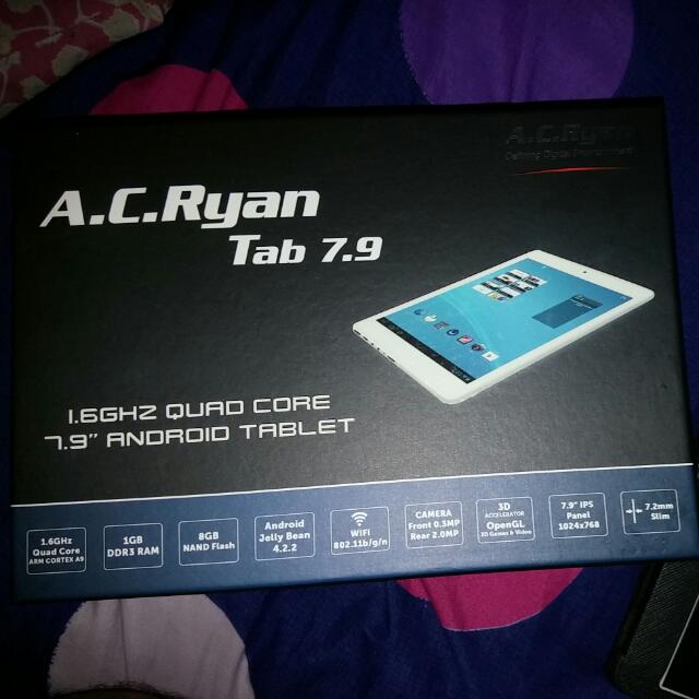 A.C.Ryan Tab 7.9 Wifi, Computers & Tech, Parts & Accessories ...