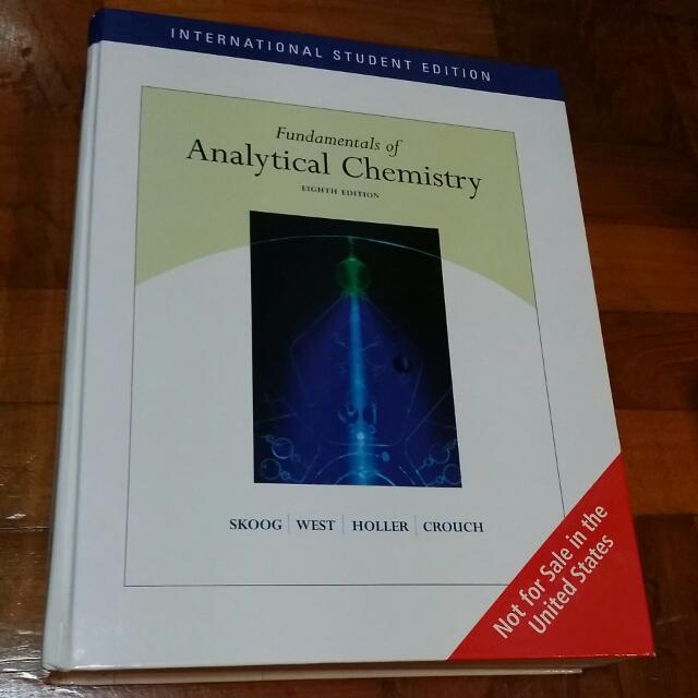 CM2142 Skoog Fundamentals Of Analytical Chemistry 8th Edition, Hobbies & Toys, Books & Magazines ...