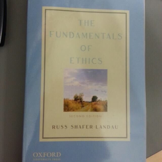 The Fundamentals Of Ethics (TFOE) By Ross Shafer-landau, Hobbies & Toys ...