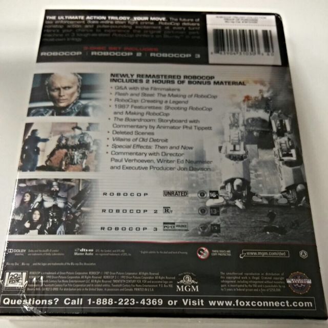 Blu Ray Robocop Trilogy Collection, Everything Else on Carousell