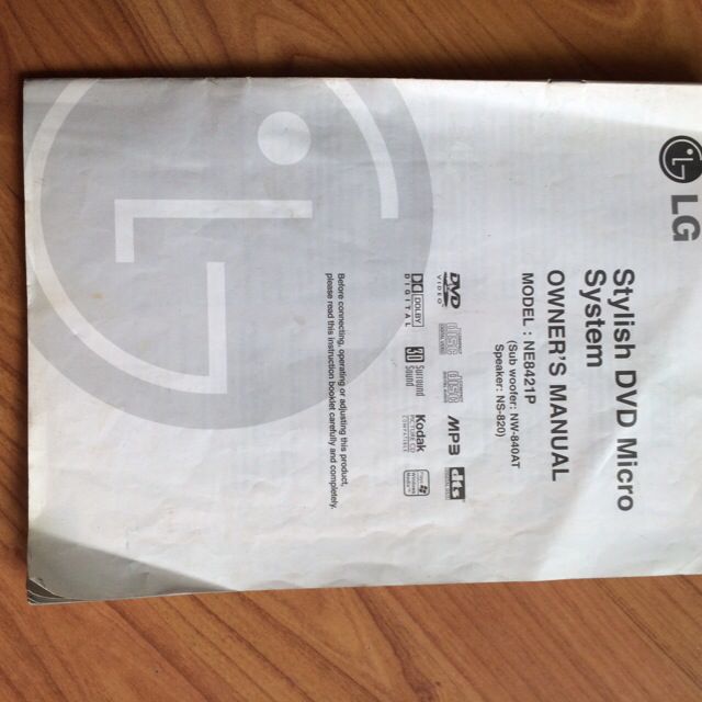 LG - Amplifier Built-in-Active subwoofer Plus DVD Player And Speakers ...