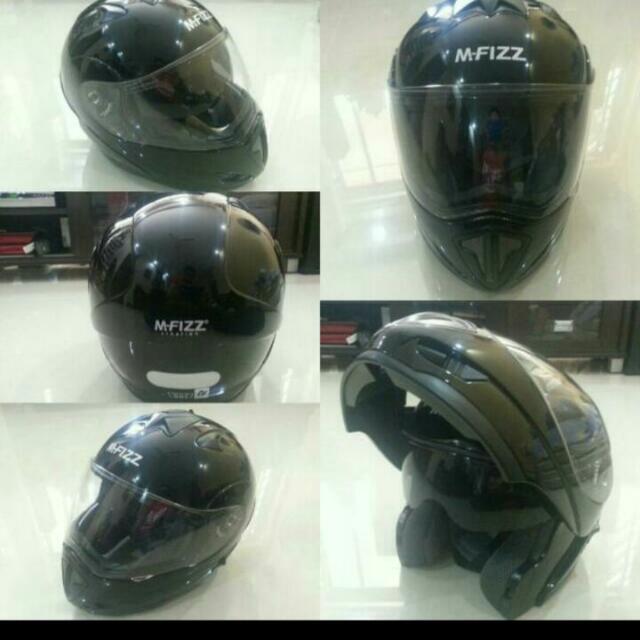 M Fizz Full Face Helmet, Health & Nutrition, Face Masks & Face Shields ...