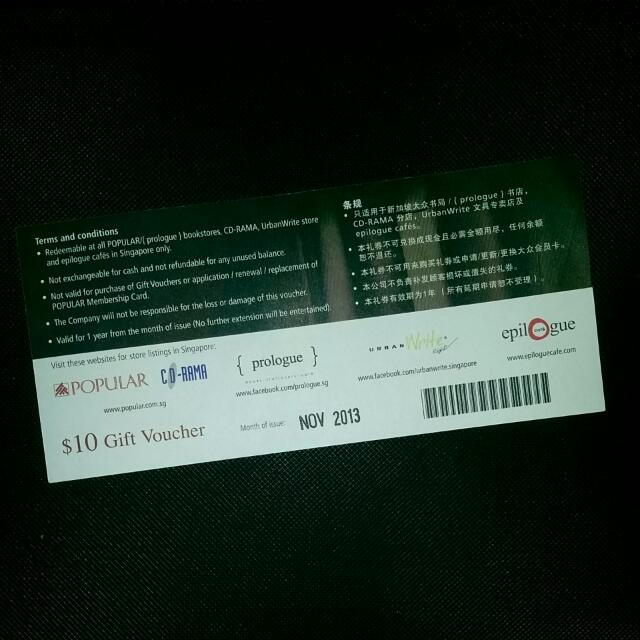 Pending POPULAR voucher, Tickets & Vouchers, Vouchers on Carousell