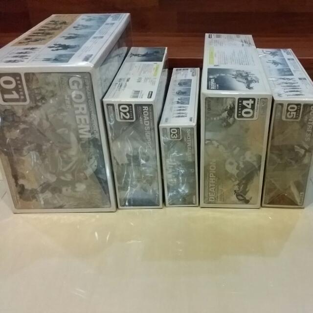 Zoids Panzer Tier Collection ( Gorem, Road Skipper, Shotwalker ...