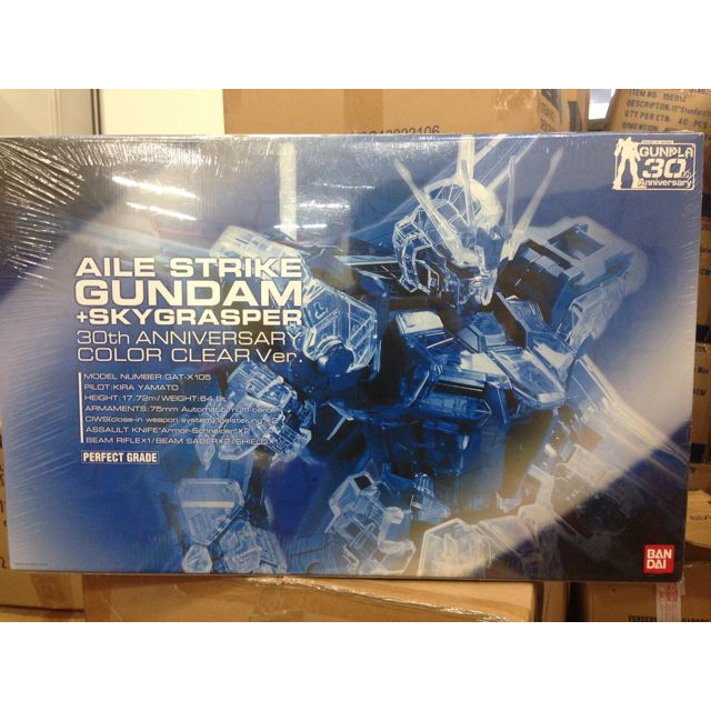 Perfect Grade 1/60 PG Aile Strike + Skygrasper Clear Version, Hobbies ...