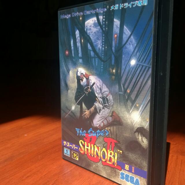 Sega Megadrive The Super Shinobi II Game AUTHENTIC Asian PAL NTSC Japan ...