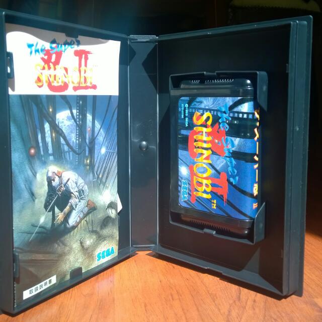 Sega Megadrive The Super Shinobi II Game AUTHENTIC Asian PAL NTSC Japan ...