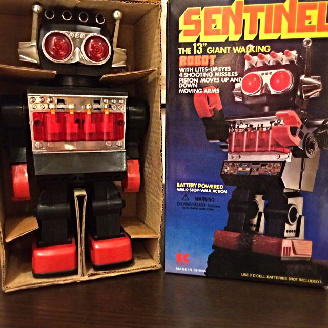 Sentinel 13" Giant Walking Robot, Hobbies & Toys, Toys & Games on Carousell