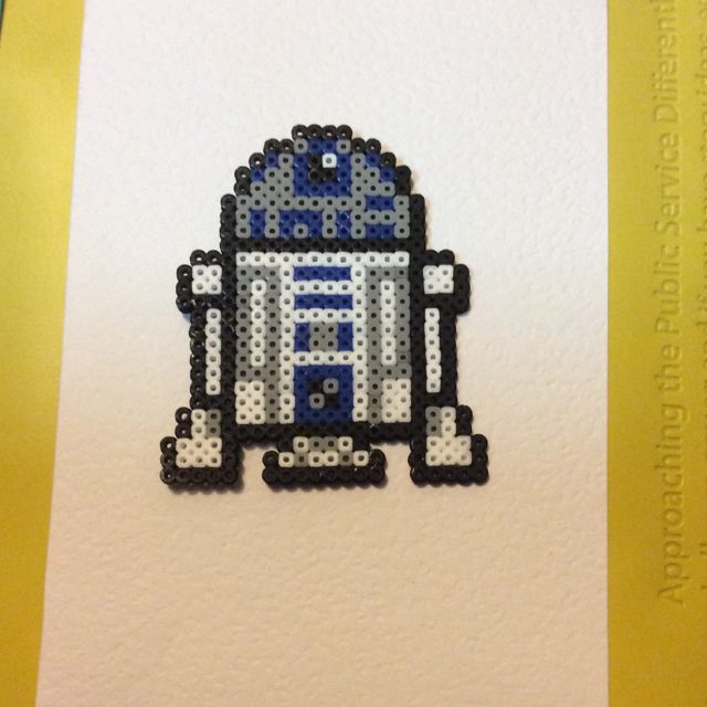 Star Wars R2D2 Hama Beads, Hobbies & Toys, Toys & Games on Carousell