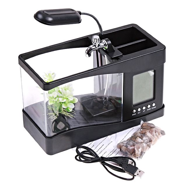 USB Fish Tank With Filtration System And Many Features, Pet Supplies ...