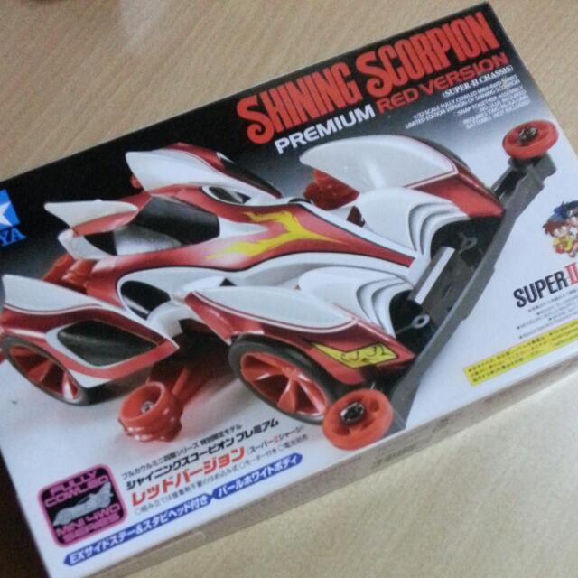 Tamiya Mini 4WD - Shining Scorpion (Premium Red Version) Super-II ...