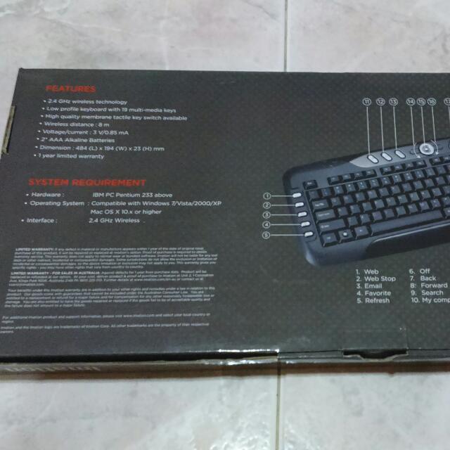 Brand New Imation Wireless Keyboard , Computers & Tech, Parts ...