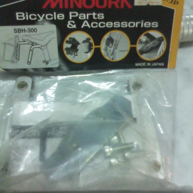 Minoura Bracket for Mounting Bottle Cage Behind Saddle, Sports ...