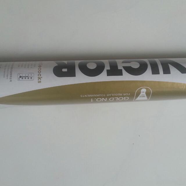 Victor Gold No. 1 Badminton Shuttlecocks, Sports Equipment, Sports ...