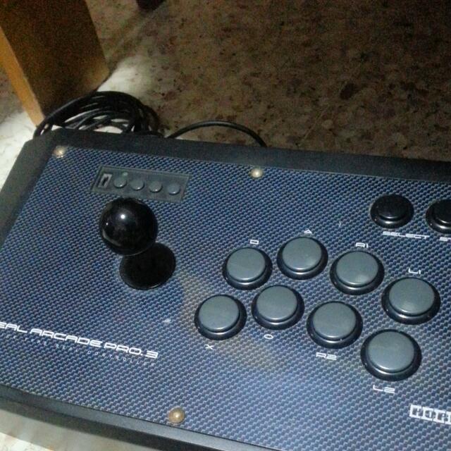 HORI Real Arcade Pro 3 Stick For PS3/PC (Full Sanwa), Hobbies & Toys ...