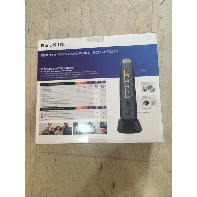 Belkin Wireless Dual Band N+ Modem Router, Computers & Tech, Parts ...