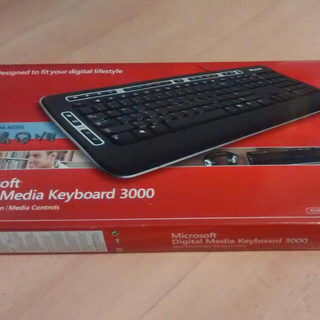 [Pending] Microsoft Media Keyboard 3000, Computers & Tech, Parts ...