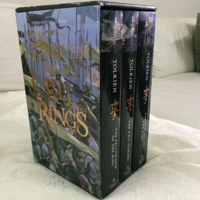 The Lord Of The Rings Trilogy Hard-Cover Set, Hobbies & Toys, Books ...