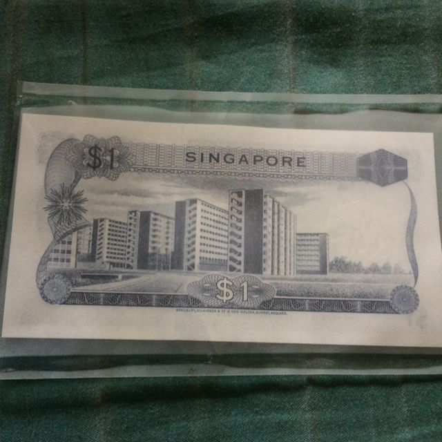 Vintage $1 Singapore Note, Hobbies & Toys, Memorabilia & Collectibles ...