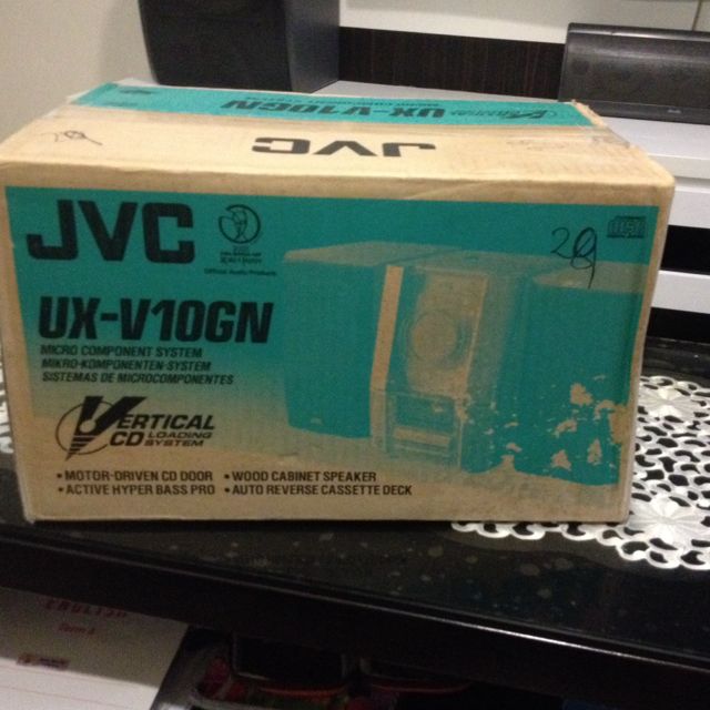 JVC UX-V10GN Vertical VCD Loading System, Furniture & Home Living ...