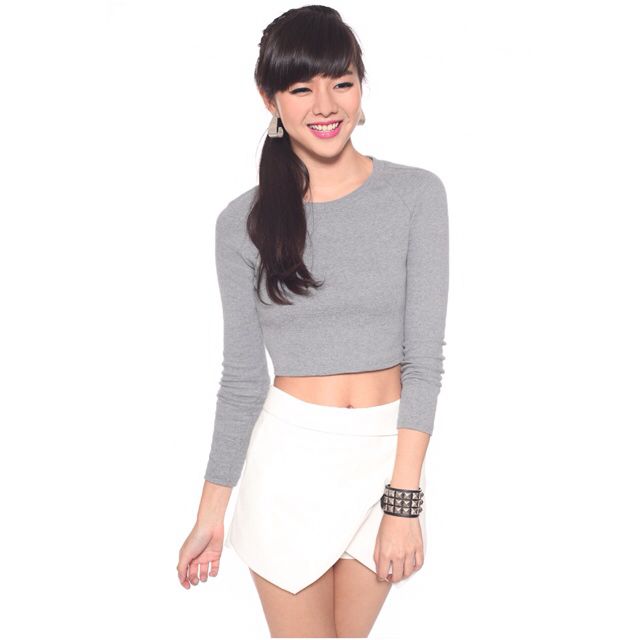 Love Bonito Lannie Ribbed Crop Top, Women's Fashion, Tops, Sleeveless ...