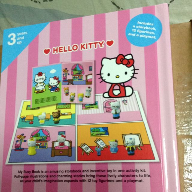 Hello Kitty Storybook With Figures And Playmat, Hobbies & Toys, Toys ...