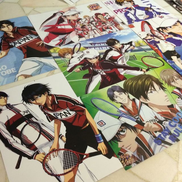 New Prince Of Tennis Embossed Poster, Hobbies & Toys, Memorabilia ...