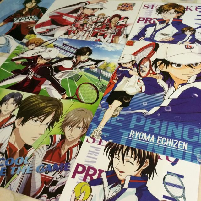 New Prince Of Tennis Embossed Poster, Hobbies & Toys, Memorabilia ...