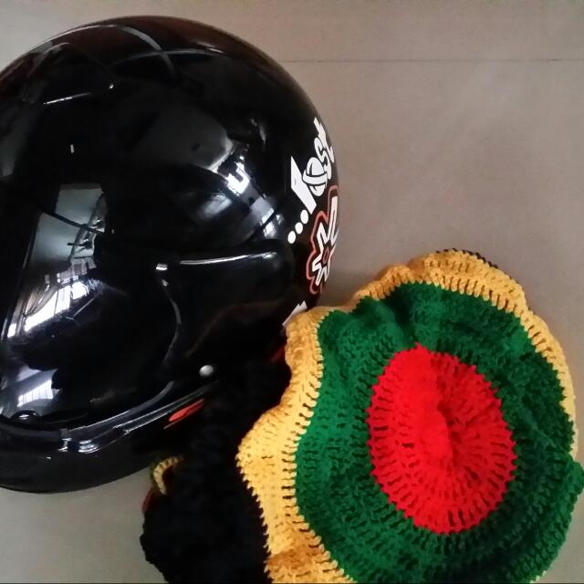 Crochet Rasta Helmet Bag, Men's Fashion, Bags, Sling Bags on Carousell