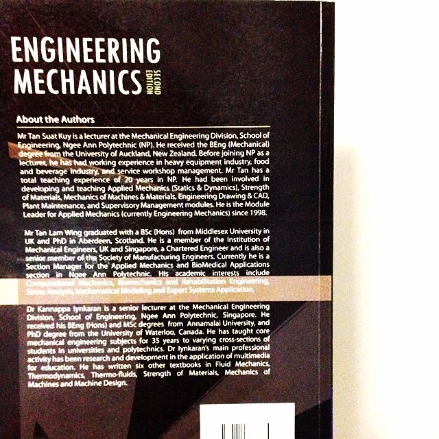 Engineering Mechanics Book, Hobbies & Toys, Books & Magazines ...