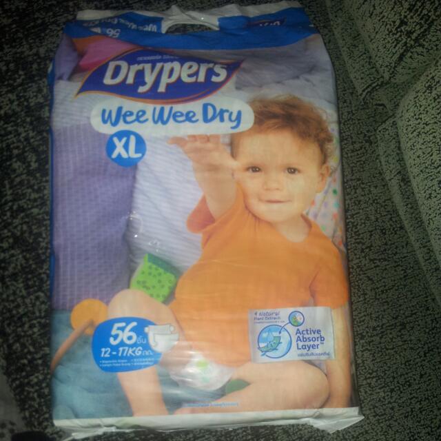 DRYPERS Wee Wee Dry, Babies & Kids, Bathing & Changing, Diapers & Baby ...