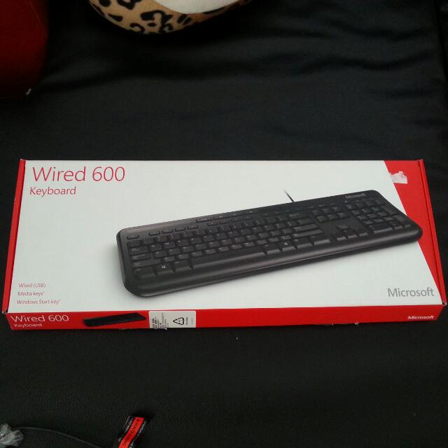 Microsoft Wired 600 Keyboard, Computers & Tech, Parts & Accessories ...