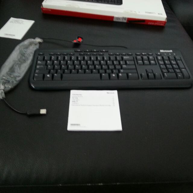 Microsoft Wired 600 Keyboard, Computers & Tech, Parts & Accessories ...