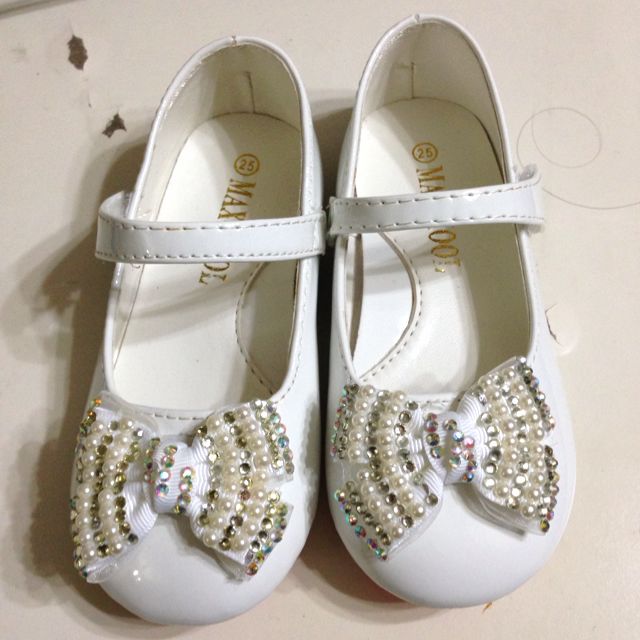 White Party Formal Shoes For Girls, Babies & Kids, Babies & Kids ...