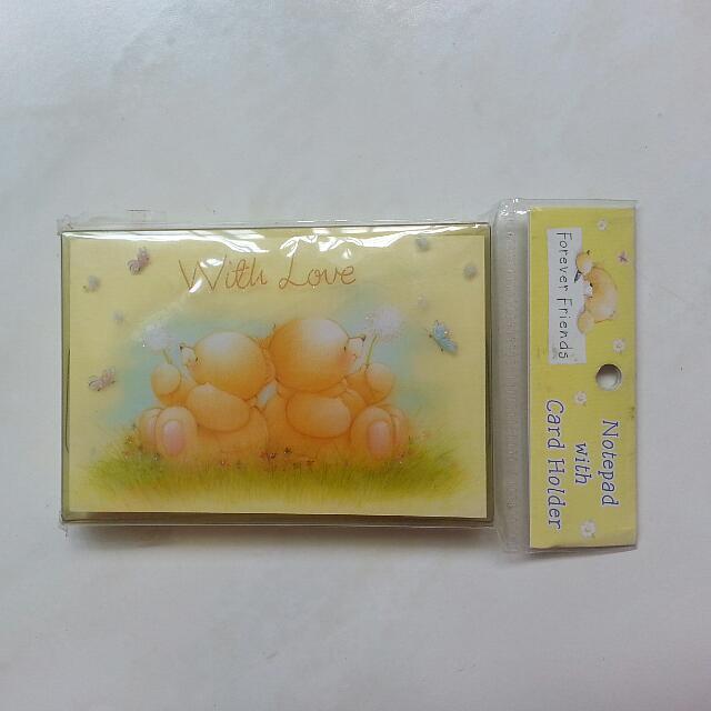 Forever Friends Notepad With Card Holder, Everything Else on Carousell