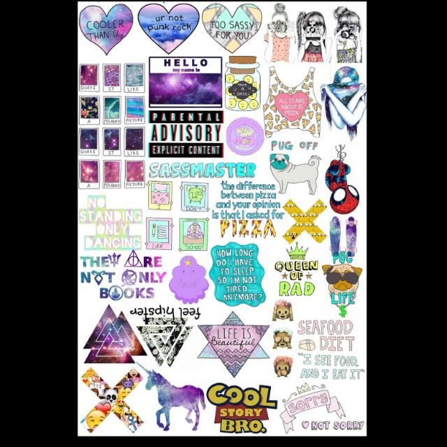 Tumblr Stickers, Hobbies & Toys, Stationery & Craft, Stationery ...