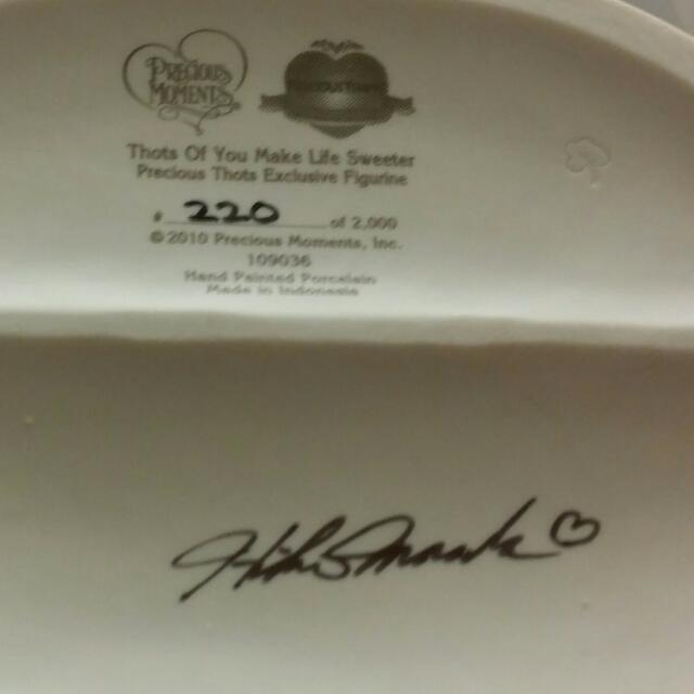 Precious Moments Figurines Limited Edition 220/2000 pcs With Hiko' s ...