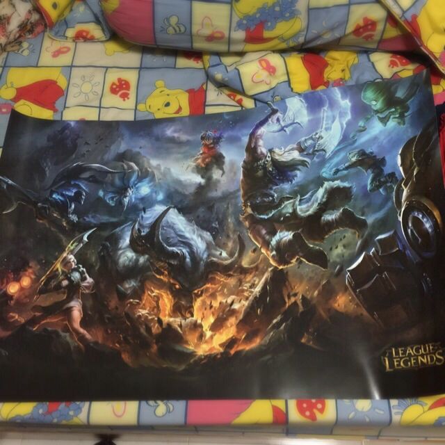 League Of Legends Poster, Hobbies & Toys, Toys & Games on Carousell