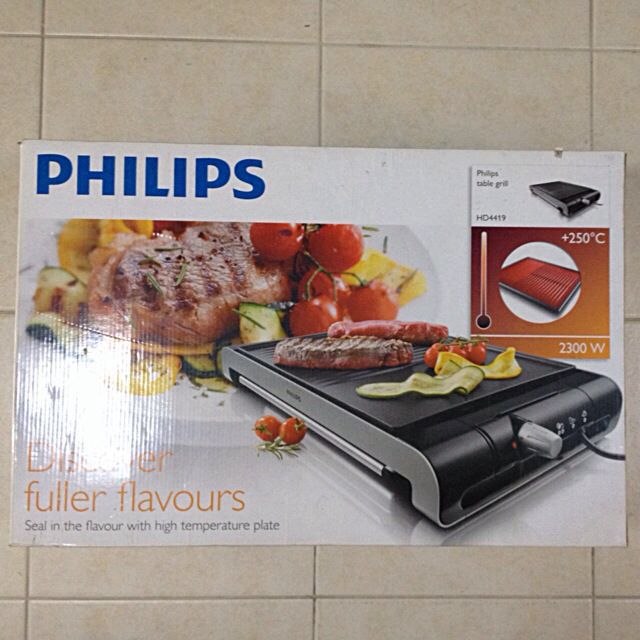 [Reserved] Philips Table Grill, TV & Home Appliances, Kitchen ...