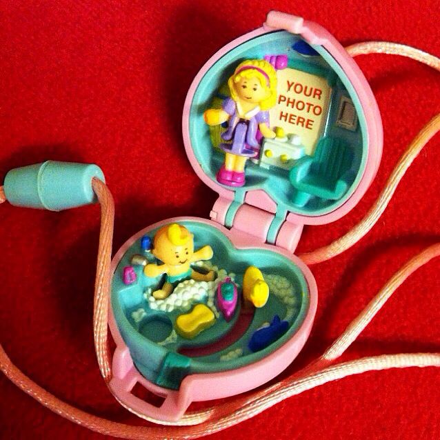 Polly Pocket Baby & Ducky Locket, Hobbies & Toys, Toys & Games on Carousell
