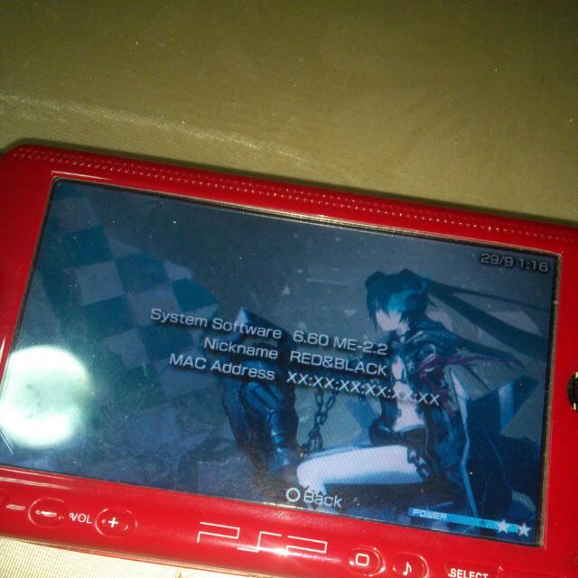 **RESERVED**Red Psp 1000, Computers & Tech, Parts & Accessories ...