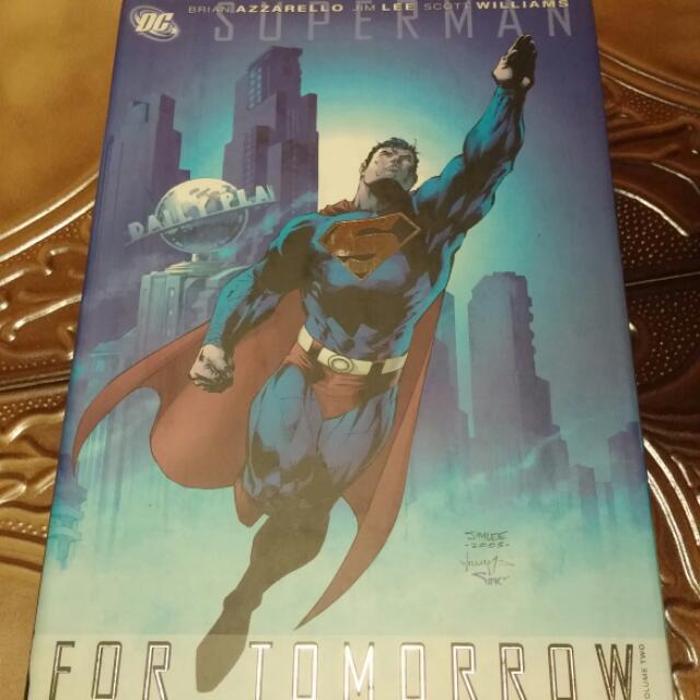 DC Comics Superman For Tomorrow Man Of Steel Hard Cover Jim Lee Book ...