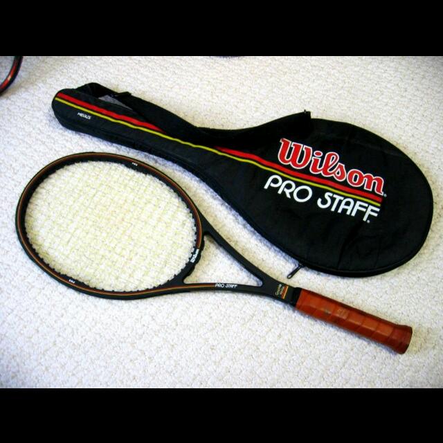 Rare Pete Sampras Tennis Racquet, Sports on Carousell