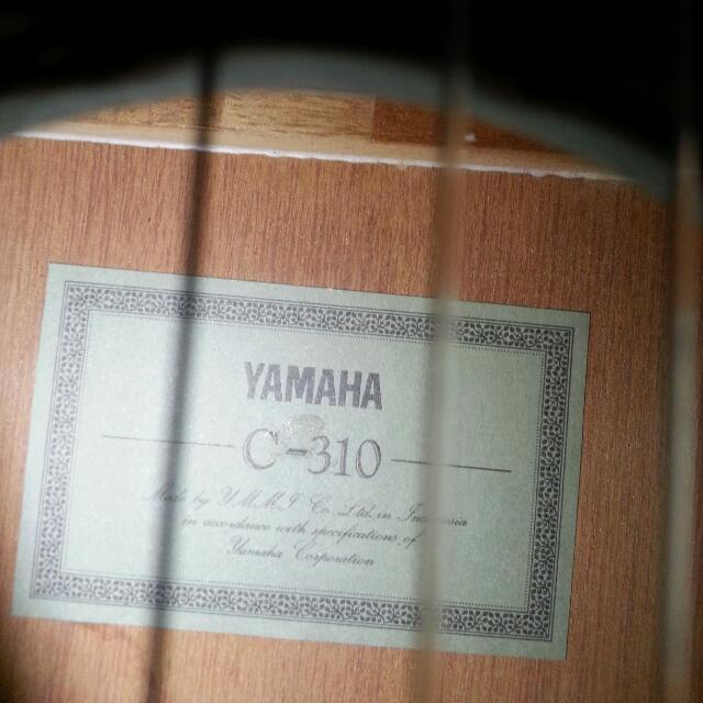 Guitar Yamaha C310, Hobbies & Toys, Music & Media, Music Accessories on ...