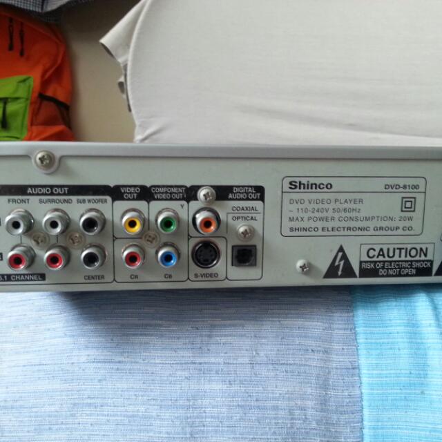 Shinco DVD Video Player, TV & Home Appliances, TV & Entertainment ...
