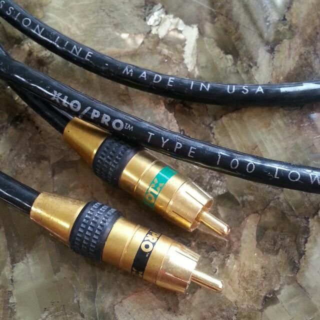 XLO Pro Type 100 Interconnect Cable For Audio / Video., Electronics on ...