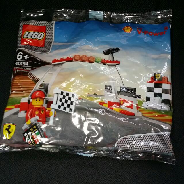Shell LEGO. Finish Line & Podium & Lego Mini Figurine, Hobbies & Toys ...