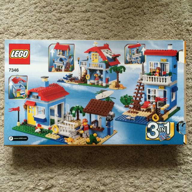 Lego 3 in 1 Creator Beach Seaside House, Hobbies & Toys, Toys & Games ...