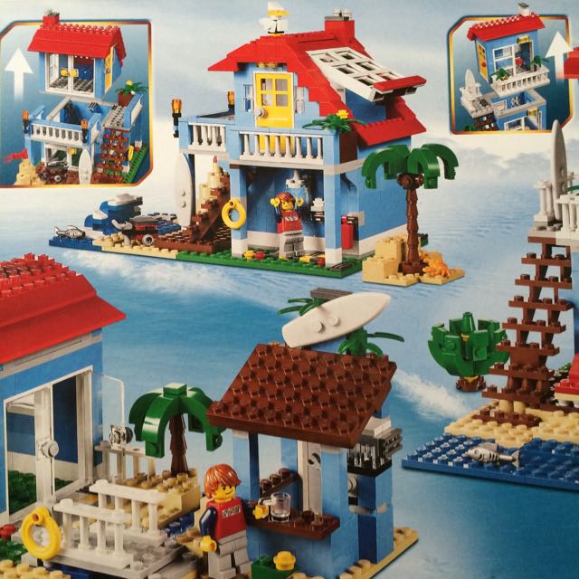 Lego 3 in 1 Creator Beach Seaside House, Hobbies & Toys, Toys & Games ...
