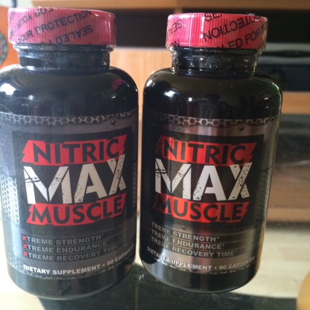 Nitric Max Muscle, Health & Nutrition, Health Supplements, Sports ...